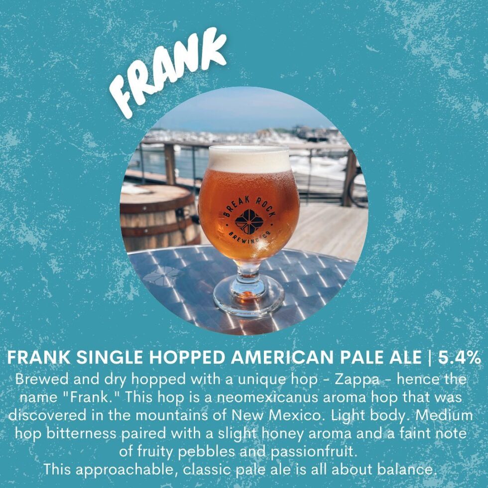 BEER RELEASE: “Frank” Single Hopped American Pale Ale. This 5.4% Single ...
